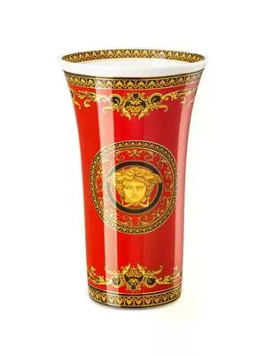 Versace Medusa Head-motif Vase - Red
