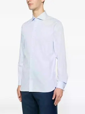 TRUZZI Spread-collar Button-up Shirt