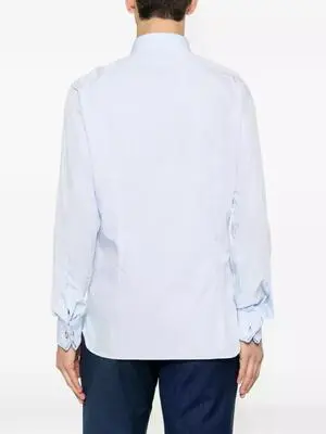 TRUZZI Spread-collar Button-up Shirt