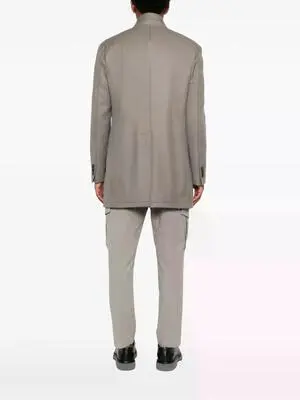 Tagliatore Gordon High-neck Button-up Coat