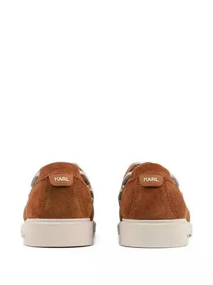 Karl Lagerfeld Suede Boat Shoes