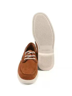Karl Lagerfeld Suede Boat Shoes