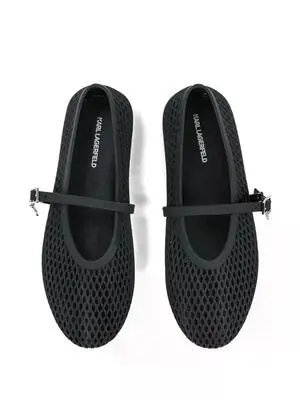 Karl Lagerfeld Jelly Mesh Ballet Flats