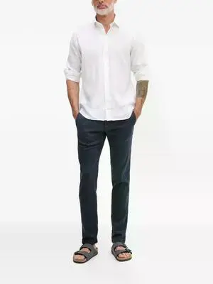 Karl Lagerfeld Navy Slim Fit Trousers - Blue