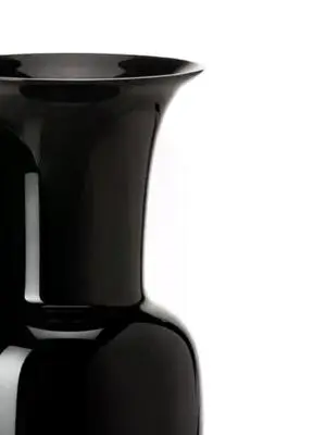 VENINI Opalino Vase - Black