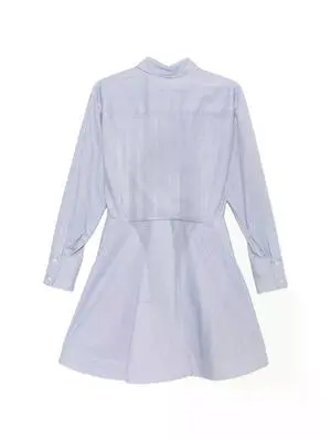 Stella McCartney Stripe Pattern Shirt Mini Dress