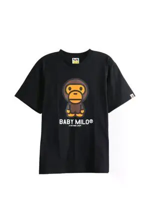 A BATHING APE Baby Milo T-shirt - Black