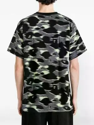 A BATHING APE Camouflage-print T-shirt