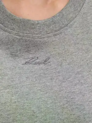 Karl Lagerfeld Embroidered Logo T-shirt