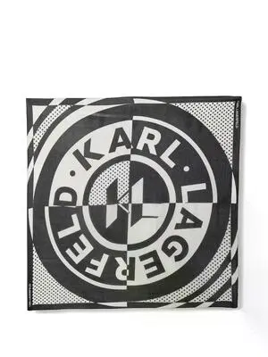 Karl Lagerfeld Logo-print Scarf