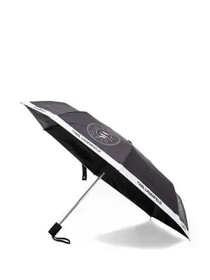 Karl Lagerfeld Logo-print Umbrella - Black