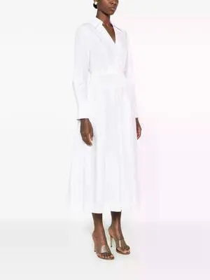 JOSEPH Kathe Smocked Midi Dress