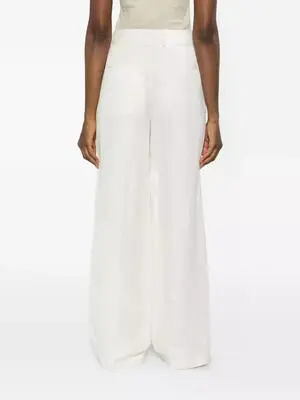 JOSEPH Beige Wide-leg Trousers