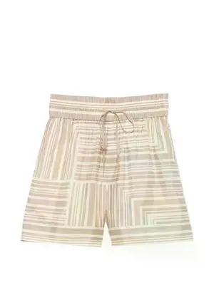 JOSEPH Laven Silk Shorts - Grey