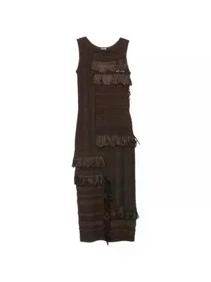 JOSEPH Nari Midi Dress In Espresso