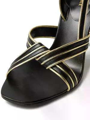 Versace Nappa Leather Sandals 90mm Heel