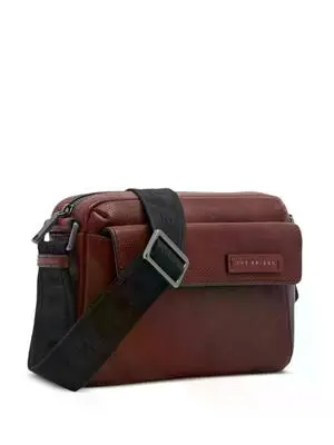THE BRIDGE Pebbled Leather Messenger Bag