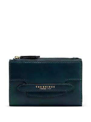 THE BRIDGE Lucrezia Leather Coin-pocket Wallet - Blue