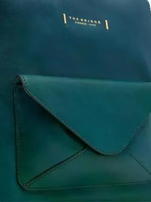 THE BRIDGE Leather Envelope Pocket Backpack
