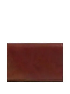THE BRIDGE Leather Foldover Clutch Bag