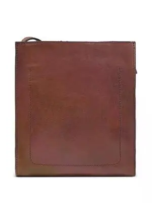 THE BRIDGE Logo-plaque Leather Shoulder Bag