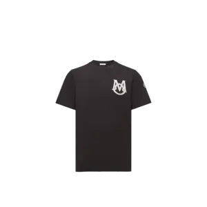Moncler Monogram Cotton T-shirt - Blue