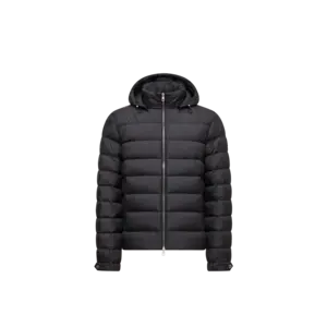 Moncler Arneb Hooded Short Down Jacket - Black