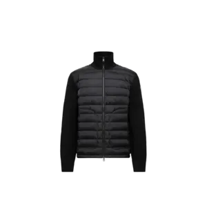 Moncler Padded Zip-up Cardigan - Black