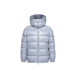 Moncler Maire Hooded Short Down Jacket - Blue