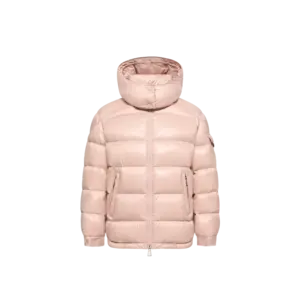 Moncler Maire Hooded Short Down Jacket - Pink