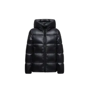 Moncler Serittes Hooded Short Down Jacket - Black