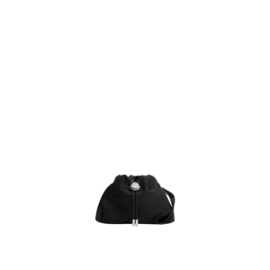 Moncler Trick Pouch In Nylon - Black