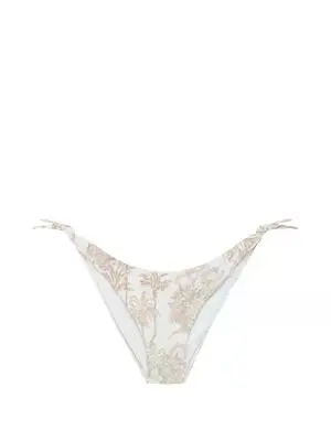 MC2 SAINT BARTH Yali Side-tie Bikini Bottoms - White