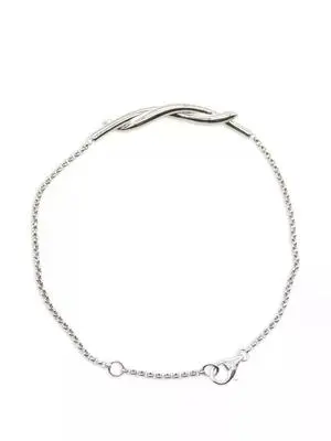 Cartier 18k White Gold Entrelacés Motif Chain Bracelet