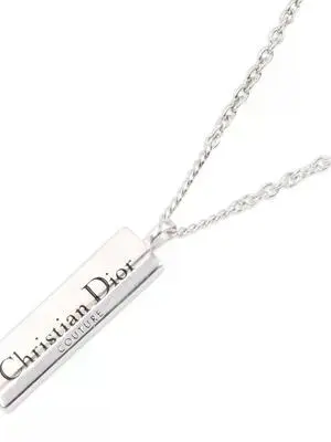 Dior Engraved Logo Necklace