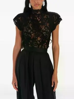 MANURI Amalie Floral Lace Top
