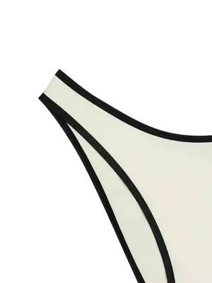 SOLAQUA 90's Contrast-trim Bikini Bottoms