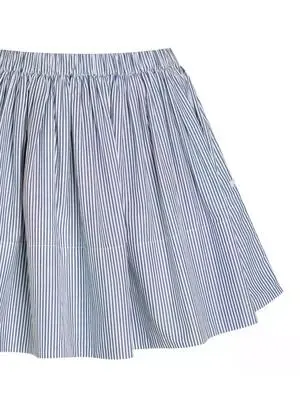 Suzie Kondi Striped Tiered Mini Skirt