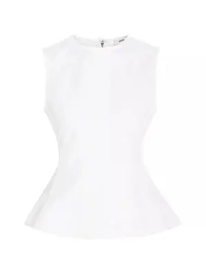 AGOLDE Corbin Sleeveless Top - White