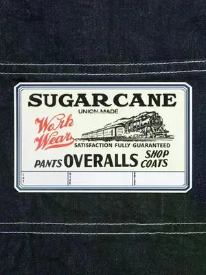 SUGAR CANE JEANS Logo Patch Denim Work Jeans