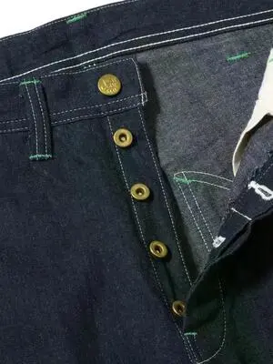 SUGAR CANE JEANS Logo Patch Denim Work Jeans