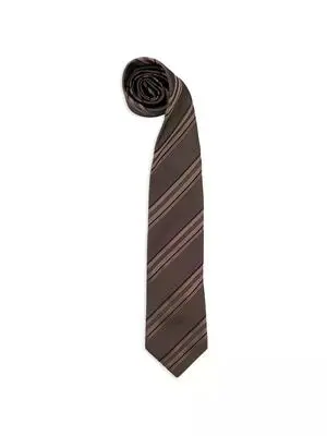 Brunello Cucinelli Silk Tie - Brown