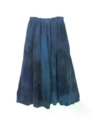 ANNTIAN Tie-dye Linen Long Skirt