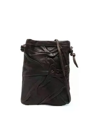 SOMMET Paloma Plump Leather Shoulder Bag - Brown