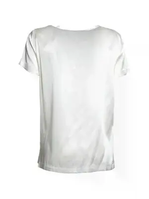 SOLOTRE Satin Finish T-shirt - White
