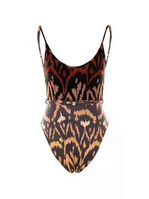 Zimmermann Aster Zebra-print One-piece Swimsuit