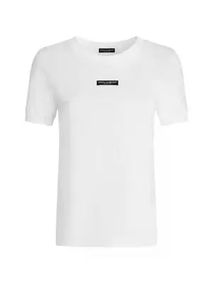 Dolce & Gabbana Dg Embroidery Jersey T-shirt - White