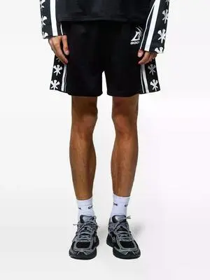 GODMADE Logo Detail Shorts - Black