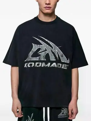 GODMADE Cotton T-shirt - Black