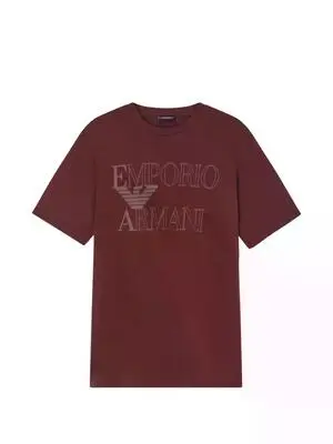 Emporio Armani Logo-print T-shirt - Red